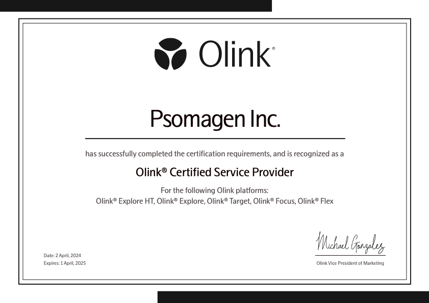 Olink® Explore HT | Psomagen